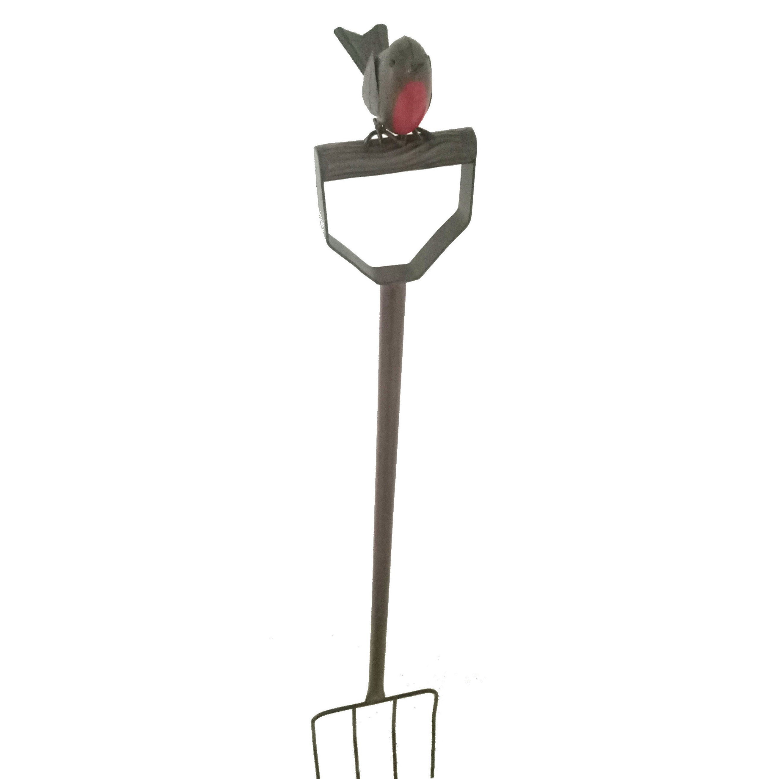 Robin Bird Fork Stake Garden Flower Support Remembrance Gift Loved One ...
