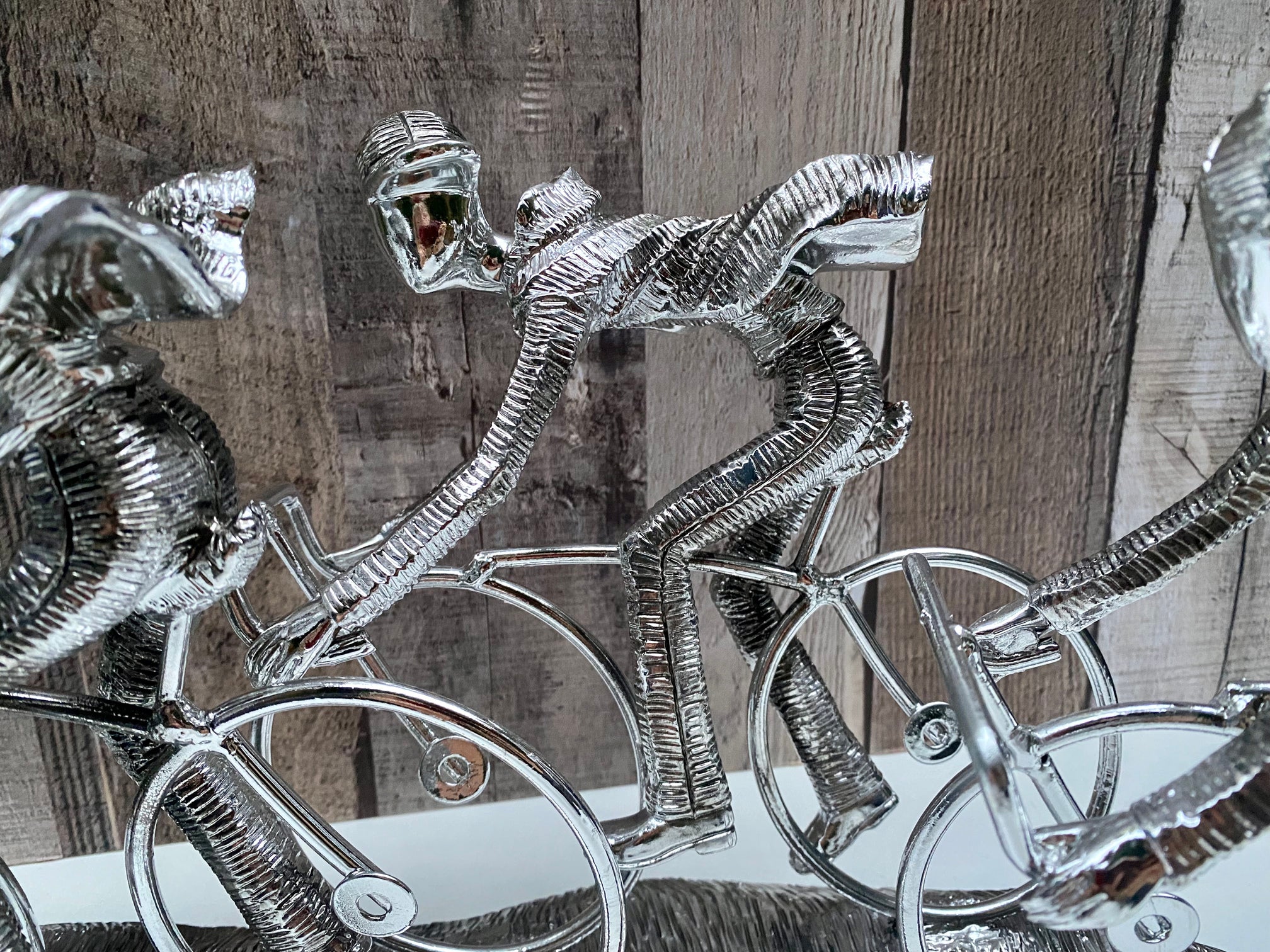 Cyclist Figure Sculpture Figurine Peloton Statue Cycling Bicycle Art B ...