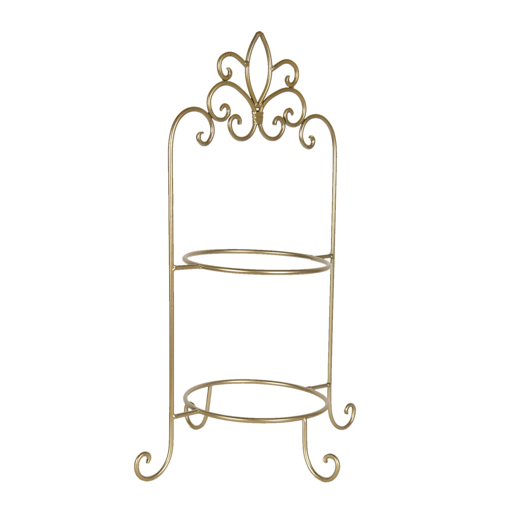 2 Tier Gold Afternoon Tea Stand Cake Patisserie Metal Mother's Day Wed ...
